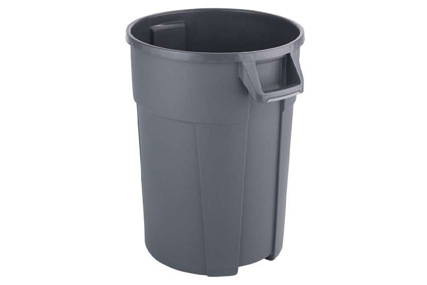Round waste bin 120l - ø650x710mm without lid